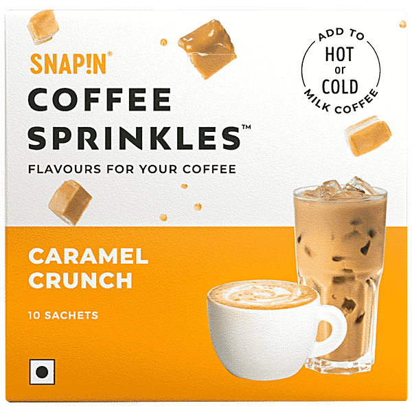Buy SNAPIN Coffee Sprinkles - Caramel Crunch Online at Best Price of Rs ...