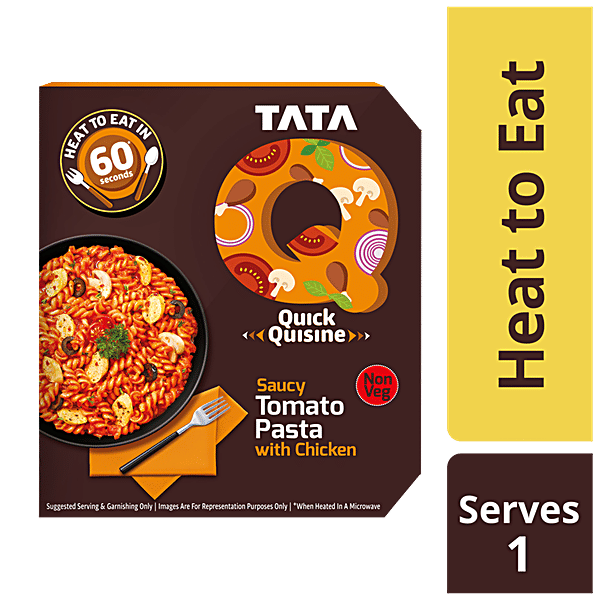 Buy TATA Q Heat To Eat - Saucy Tomato Pasta With Chicken Online at Best ...