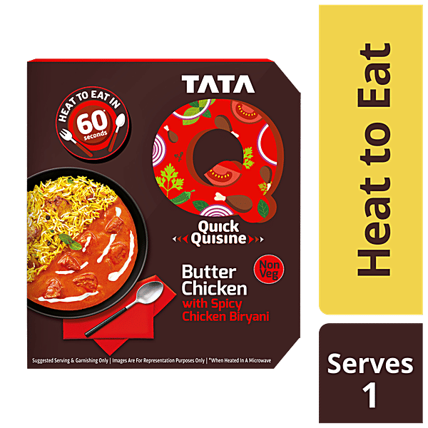 Buy TATA Q Heat To Eat - Butter Chicken With Spicy Chicken Biryani ...