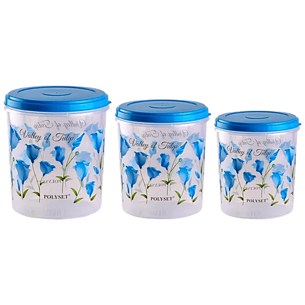 Buy Polyset Galaxy Storage Container - Plastic, Blue, Printed, High ...