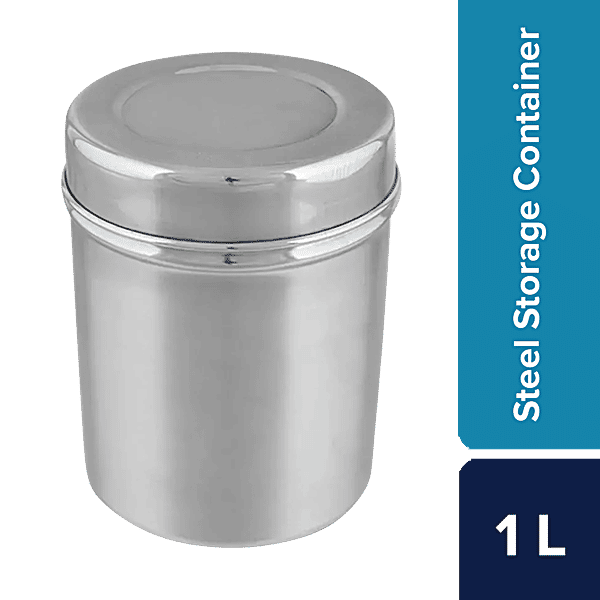 Buy bb home Deep Dabba/Storage Container - No.10, Plain, Stainless ...