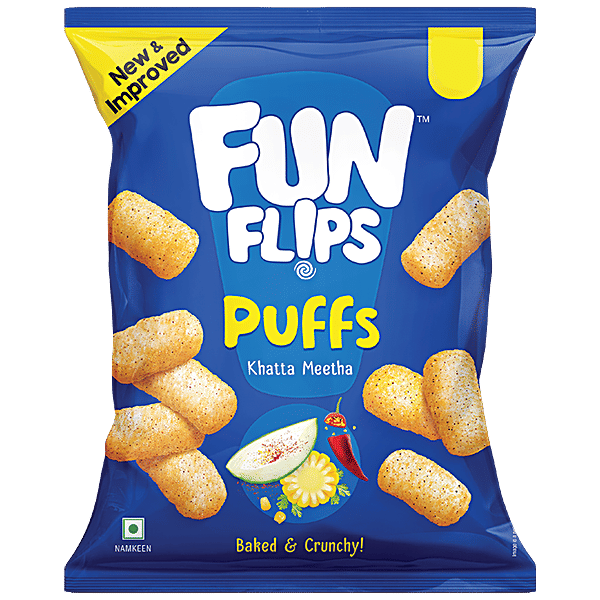 Buy Fun Flips Delicious Puffs - Khatta Meetha Online at Best Price of ...