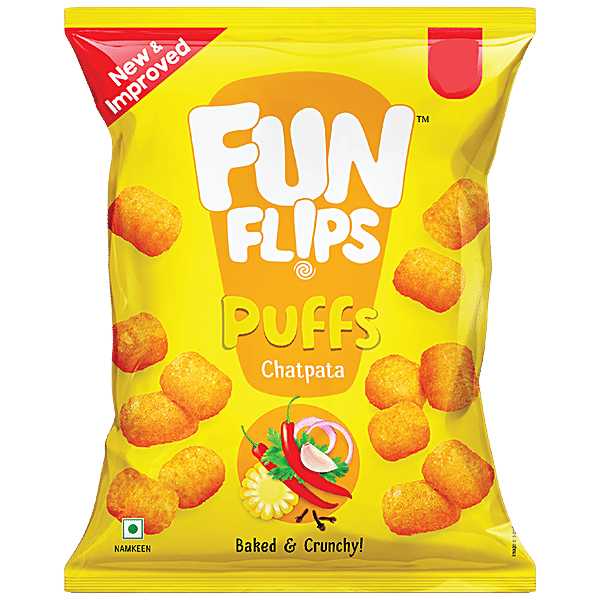 Buy Fun Flips Puffs - Chatpata, Baked Online at Best Price of Rs 5 ...