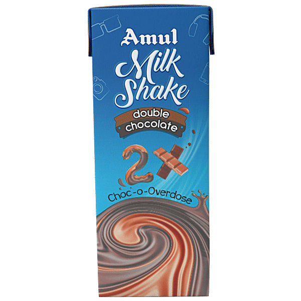 Buy Amul Milkshake - Double Chocolate Flavour Online at Best Price of ...
