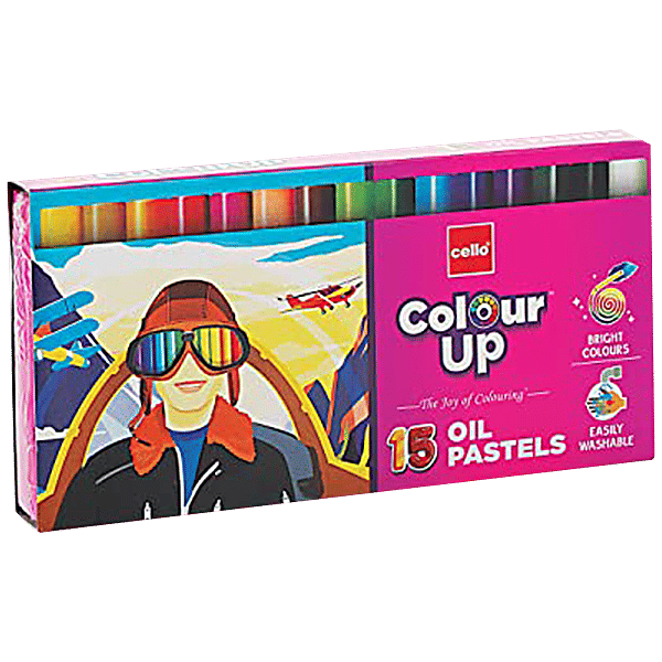 Buy BIC Cello Colour Up Oil Pastels - Bright Colours, Assorted Shades ...