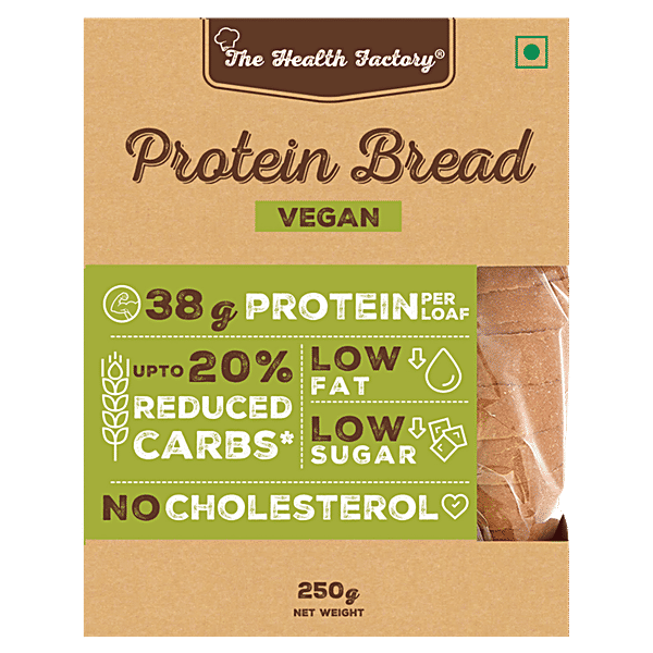 Buy The Health Factory Protein Bread - Multi Protein Lite, Vegan ...