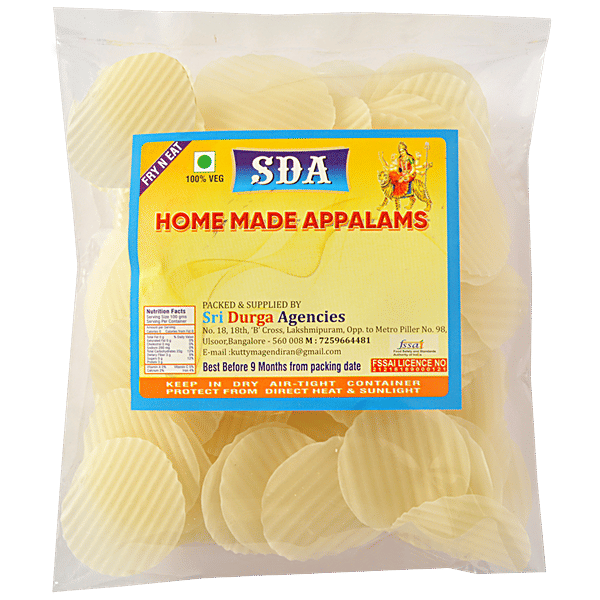 Buy SDA Potato Ring Papad Online at Best Price of Rs 48 - bigbasket