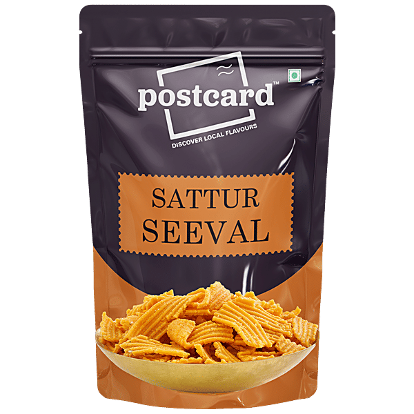 Buy Postcard Sattur Seeval - Buttery Garlicky Crunchy Bites Online at ...