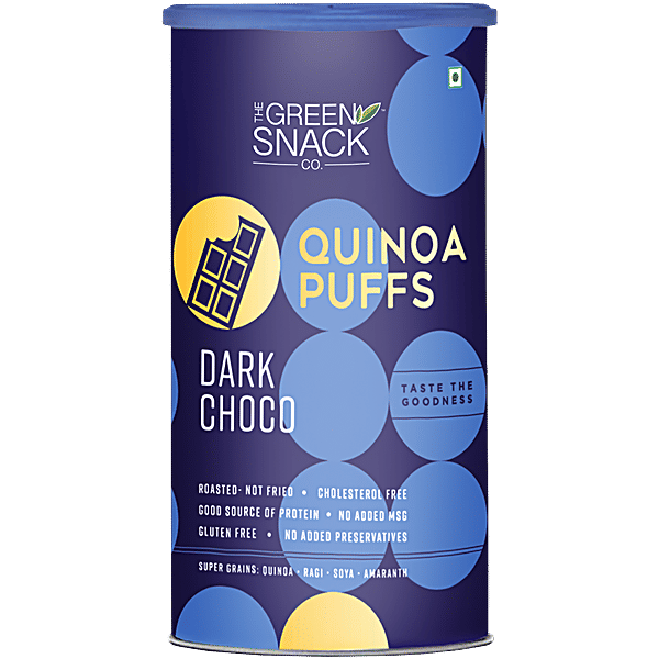 Buy The Green Snack Co. Quinoa Puffs - Dark Choco Online at Best Price ...