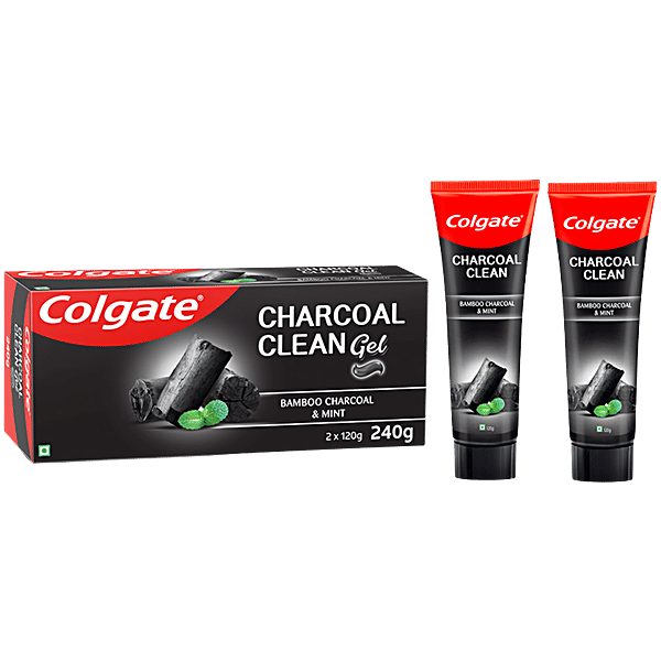 Buy Colgate Charcoal Clean Gel Toothpaste - Bamboo Charcoal & Mint ...