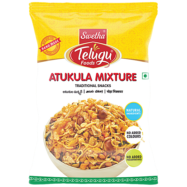 Buy Swetha Telugu foods Telugu Foods Atukula Mixture Pouch Online at ...