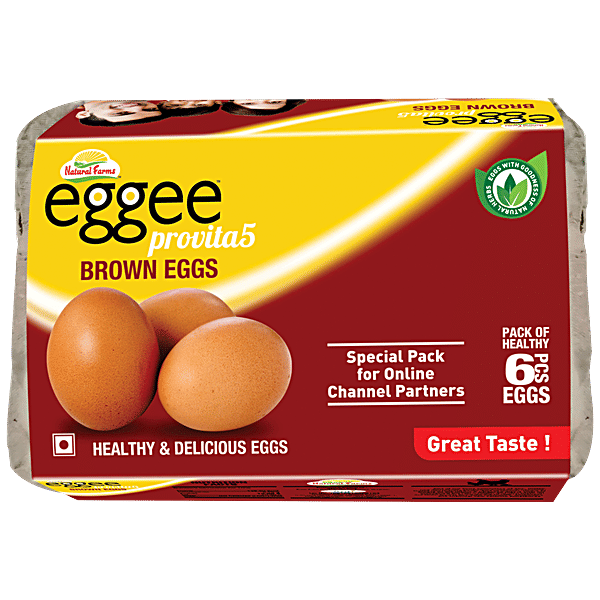 Buy Eggee Brown Eggs Online at Best Price of Rs 103.4 - bigbasket