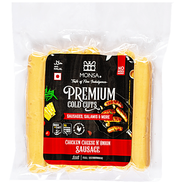 Buy Monsa Chicken Cheese n Onion Sausage Online at Best Price of Rs 200 ...