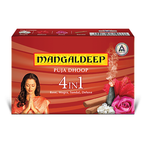Buy Mangaldeep Puja Dhoop - 4-In-1 Online at Best Price of Rs null ...