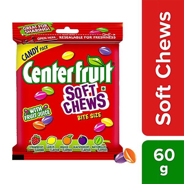 Buy Center Fruit Soft Chews - Assorted Candy Online at Best Price of Rs ...