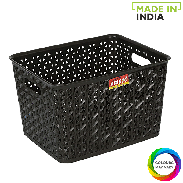Buy Aristo Solitaire Multipurpose Rectangular Plastic Basket 335 ...