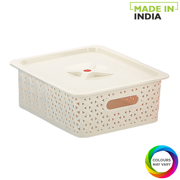 Buy Aristo Solitaire Multi-Purpose Plastic Basket 334 With Lid ...