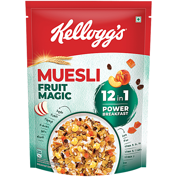 Kellogg's Muesli Fruit Magic 500Gm at Ellie Gillespie blog