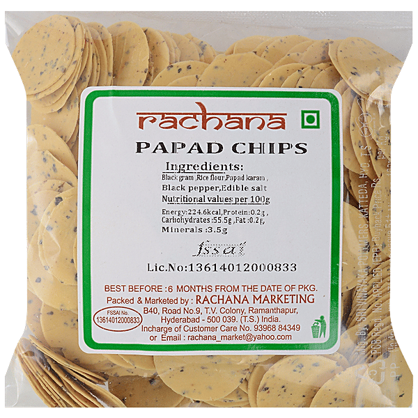 Buy Rachana Papad Chips Online at Best Price of Rs 40 - bigbasket