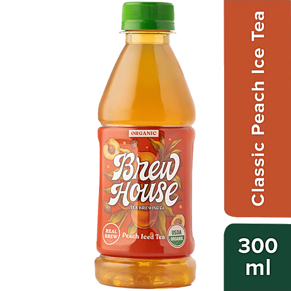 Buy Brewhouse Tea Brewing Co. Organic Classic Peach Ice Tea Online at ...