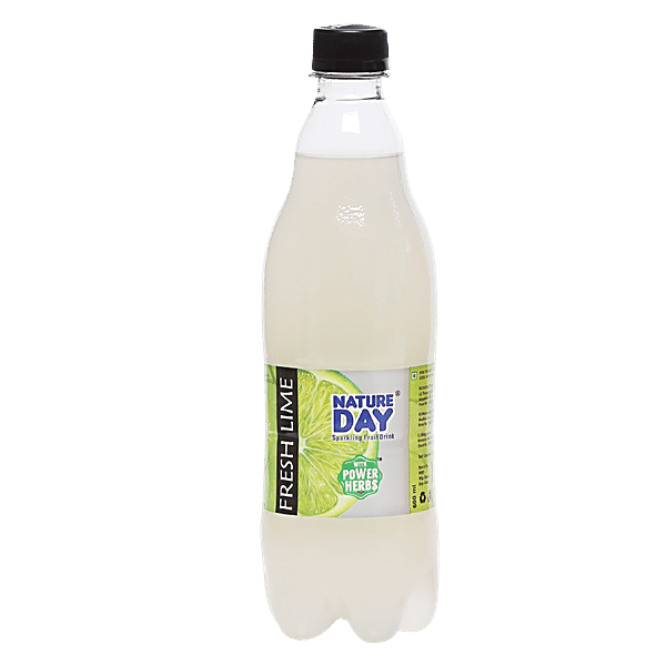 Buy Nature Day Sparkling Fruit Drink - Fresh Lime Online at Best Price of Rs 60 - bigbasket