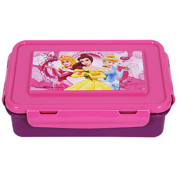 Buy Hm International Plastic Lunch Box/Tiffin Box - Disney Princess ...