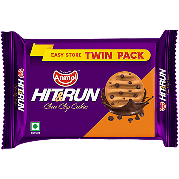 Buy Anmol Hit & Run - Chocolate Chip Cookies Online at Best Price of Rs ...