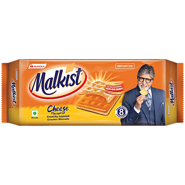 Buy Malkist Cheese Flavoured Cracker Biscuits Online at Best Price of ...