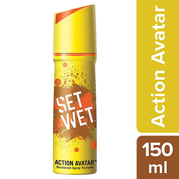 Buy Set Wet Action Avatar Deodorant & Body Spray Perfume For Men Online ...