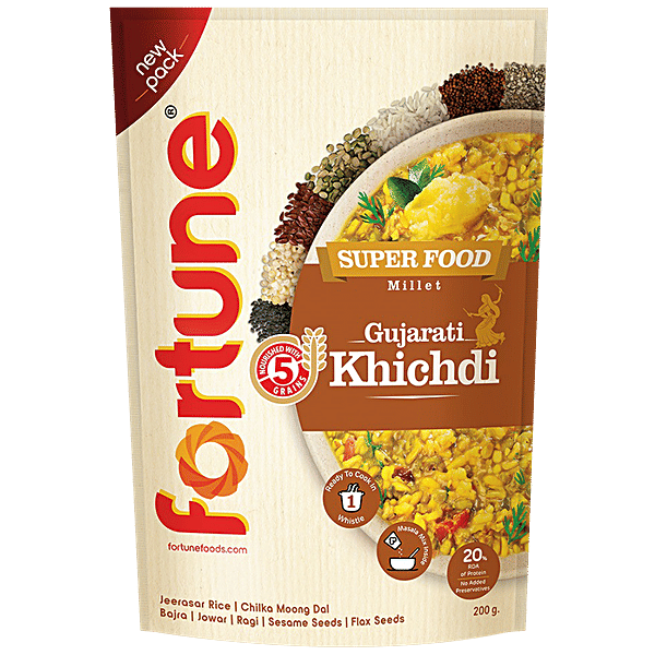 Buy Fortune Super Food Millet Gujarati Khichdi - Ready To Cook, Rich In ...
