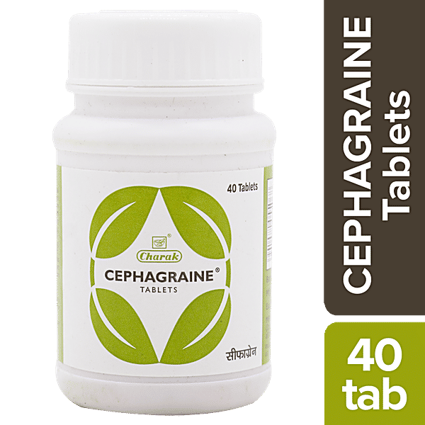 Buy Charak CEPHAGRAINE Tablets - The Natural Therapy For Sinusitis ...