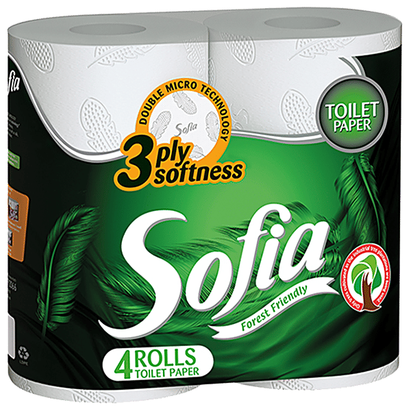 Buy Sofia 3 Ply Toilet Paper Rolls Online at Best Price of Rs 360 ...