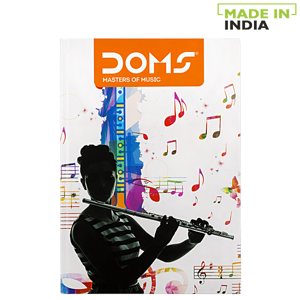 Buy Doms Notebook - Ruled, Single Line, Hard Bound, A4, 340 Pages ...