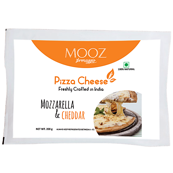 Buy Mooz Mozzarella & Cheddar Pizza Cheese Online at Best Price of Rs ...