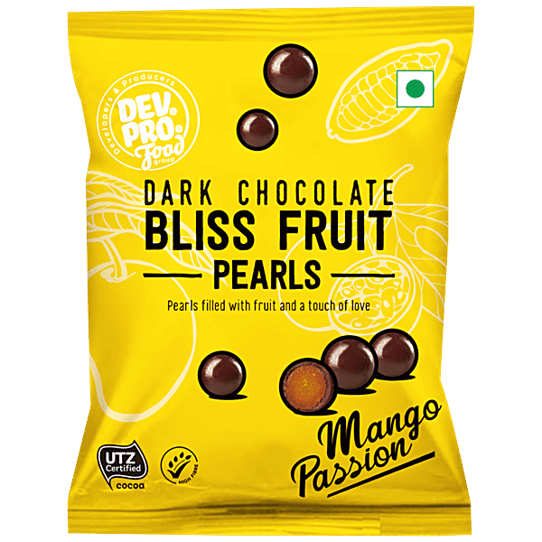 Buy Dev. Pro. Food Group Bliss Fruit Pearls - Mango Passion Fruit Dark ...