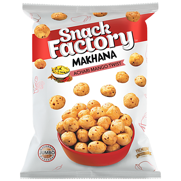 Buy SNACK FACTORY Makhana - Achari Mango Twist Online at Best Price of ...