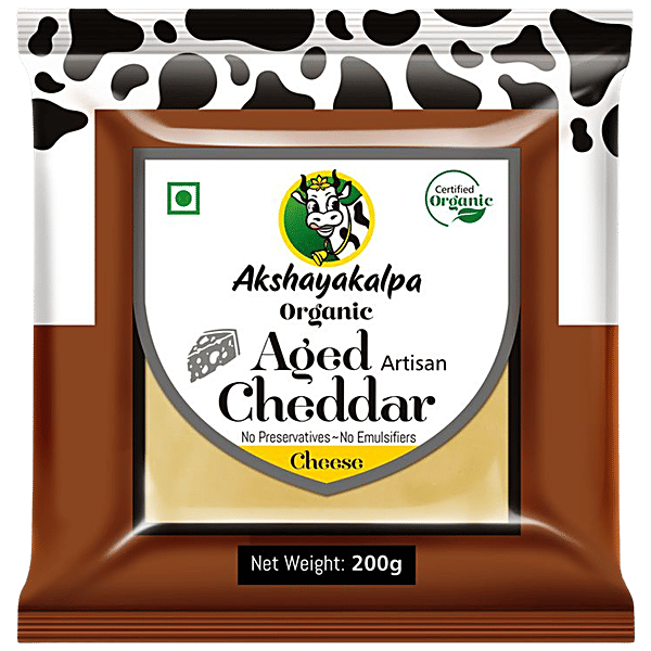 Buy Akshayakalpa Aged Cheddar Cheese - Handcrafted Artisan Organic ...