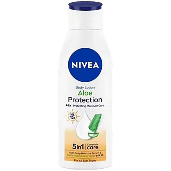 Buy NIVEA Aloe Protection SPF 15 Sun Damage Protection Body Lotion ...