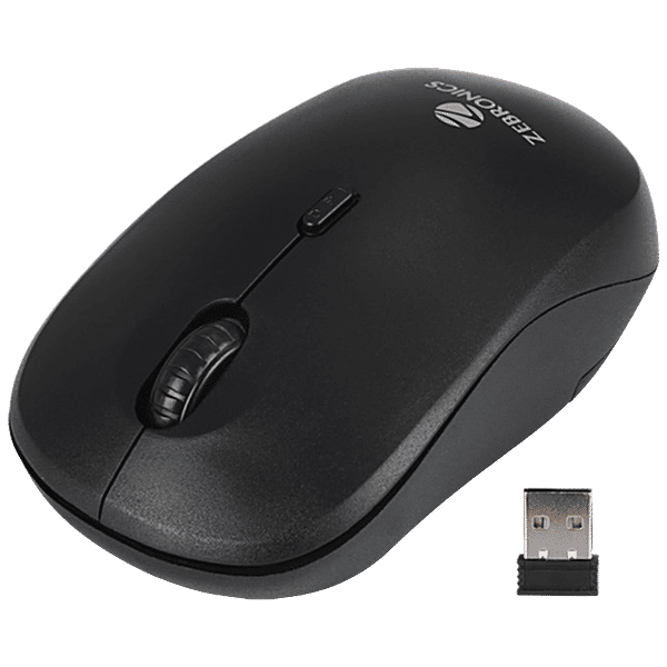 Buy Zebronics Zeb-Bold 2.4GHz Wireless Optical Mouse With High ...