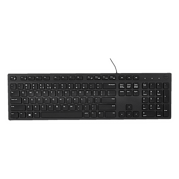 Buy Dell KB216 Wired Keyboard with Number Pad (Spill Resistant, Black ...