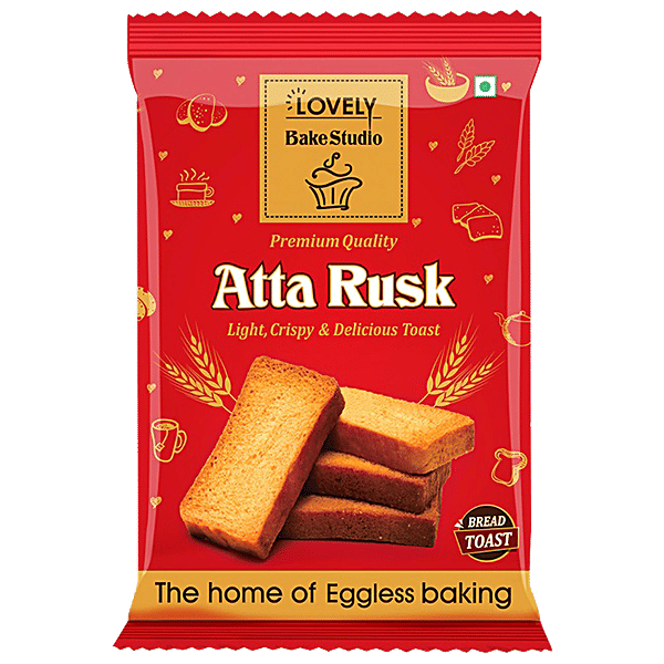 Buy Lovely Bake Studio Atta Rusk Online at Best Price of Rs 65 - bigbasket