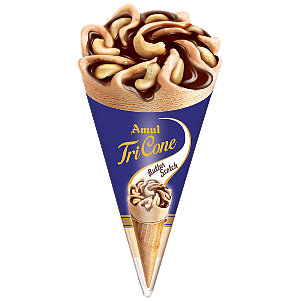 Buy Amul Ice Cream - Tricone, Butterscotch Online at Best Price of Rs ...