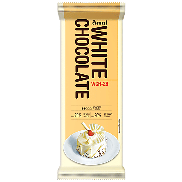 Buy Amul White Chocolate Slab - Wch-28 Online at Best Price of Rs 210 ...