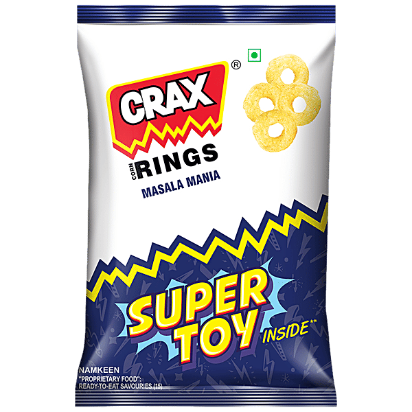 Buy Crax Corn Rings Masala Mania Puffs Online at Best Price of Rs 21.25 ...