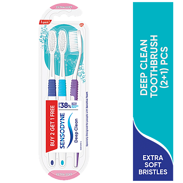 Buy Sensodyne Deep Clean Toothbrush - With Extra Soft & Microfine ...
