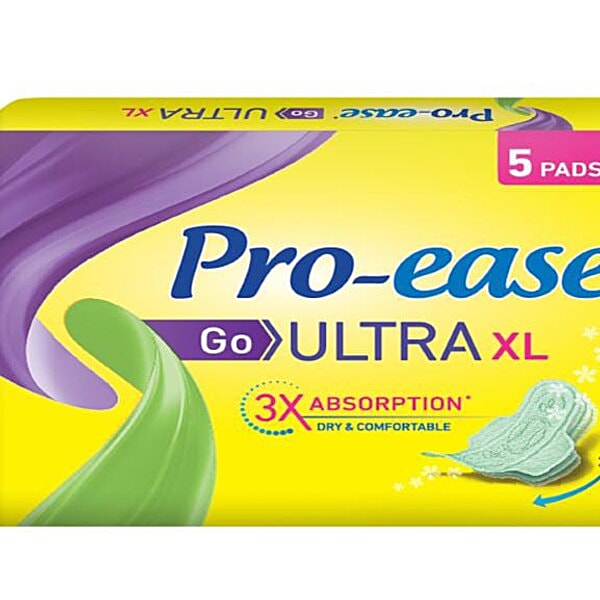 Buy Pro-Ease Go Ultra Sanitary Pads - XL Online at Best Price of Rs 35 ...
