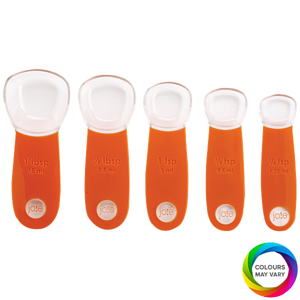 Buy Seven Seas Joie Measuring Spoon Set - Transparent With Red Plastic ...