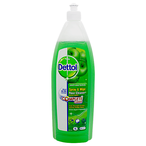 Buy Dettol Spray & Wipe Floor Cleaner Green Apple Online at Best Price ...