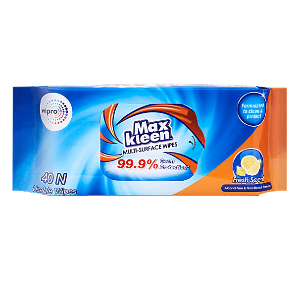 Buy Maxkleen Multi-Surface Wipes - Fresh Scent Online at Best Price of ...