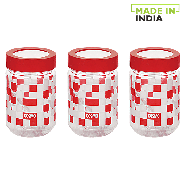 Buy Cosmo Liza Storage Containers - Assorted Colour, Plastic, Floral ...